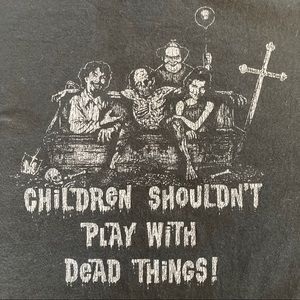 Vintage | Shirts | 972 Children Shouldnt Play With Dead Things Tee ...